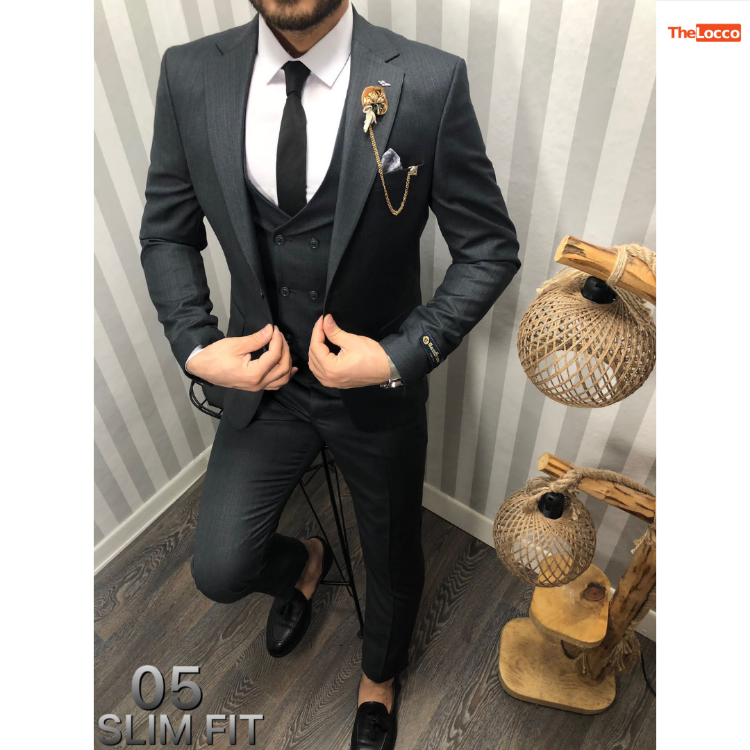 Grey formal suits for men - TheLocco