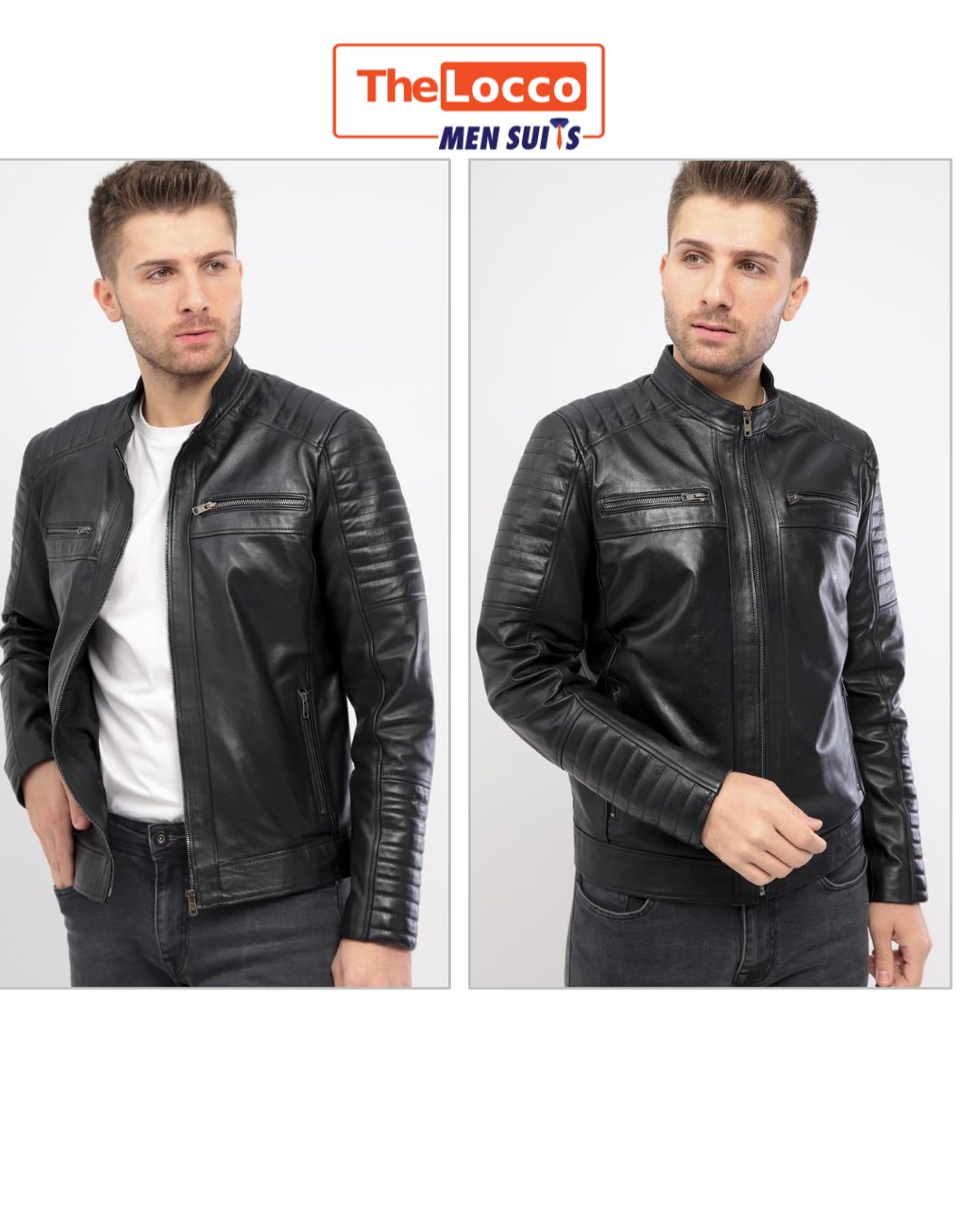 Bikers Black Original Leather Jackets in Kenya - TheLocco